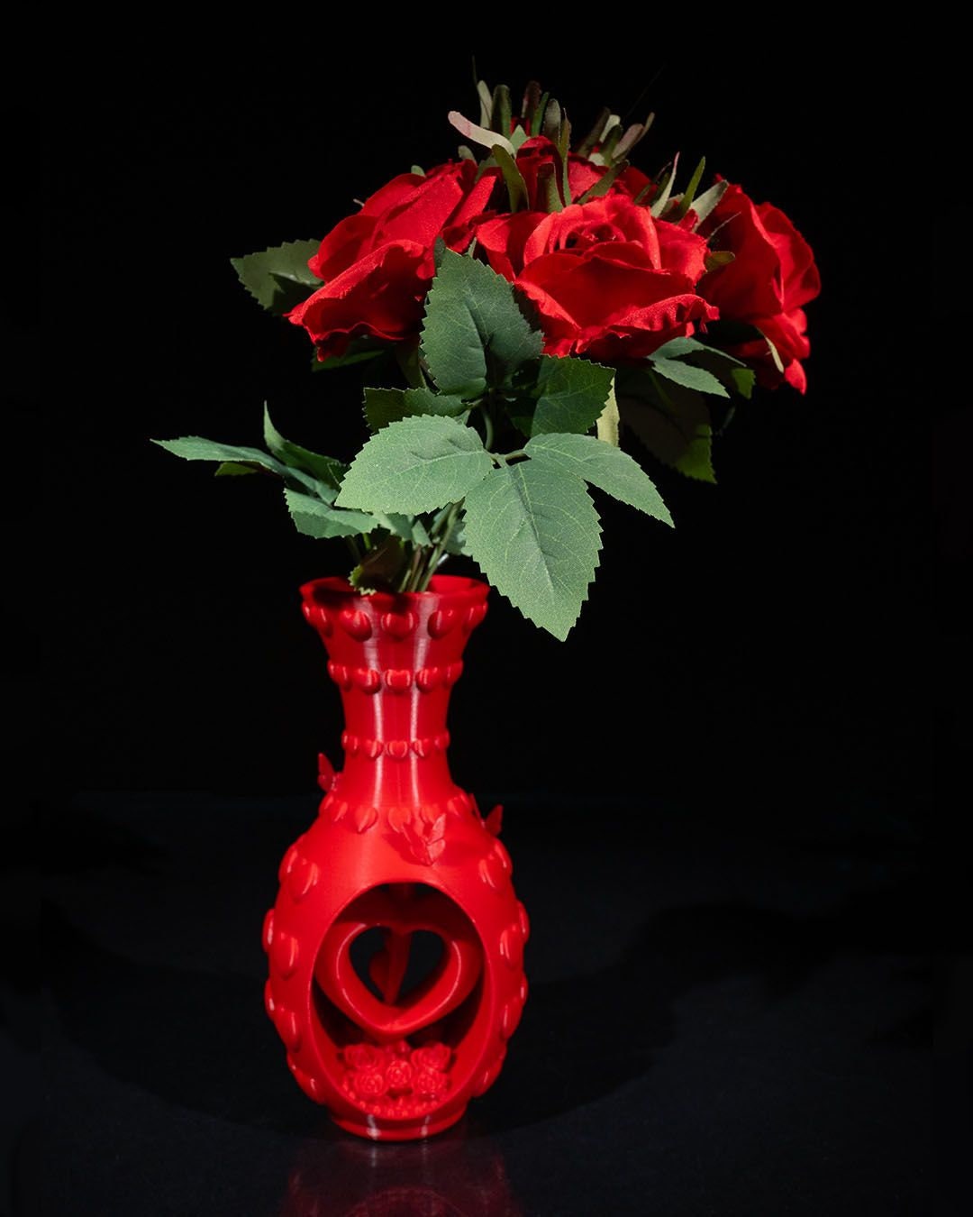 3D Printed Valentine's Vase: Heart & Butterfly Design - Etsy