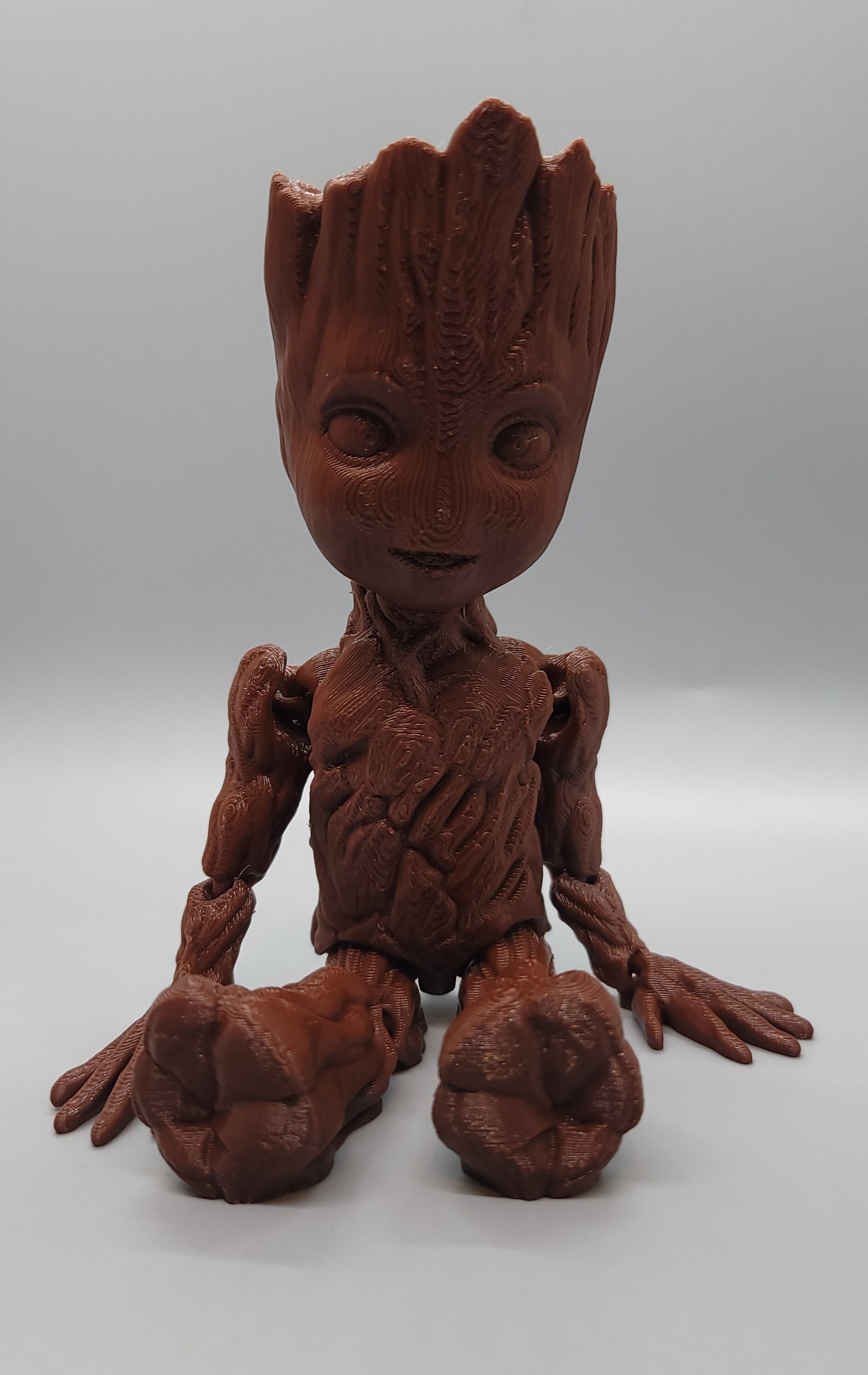 Adorable Articulating 3D Printed Baby Groot: Poseable Marvel ...