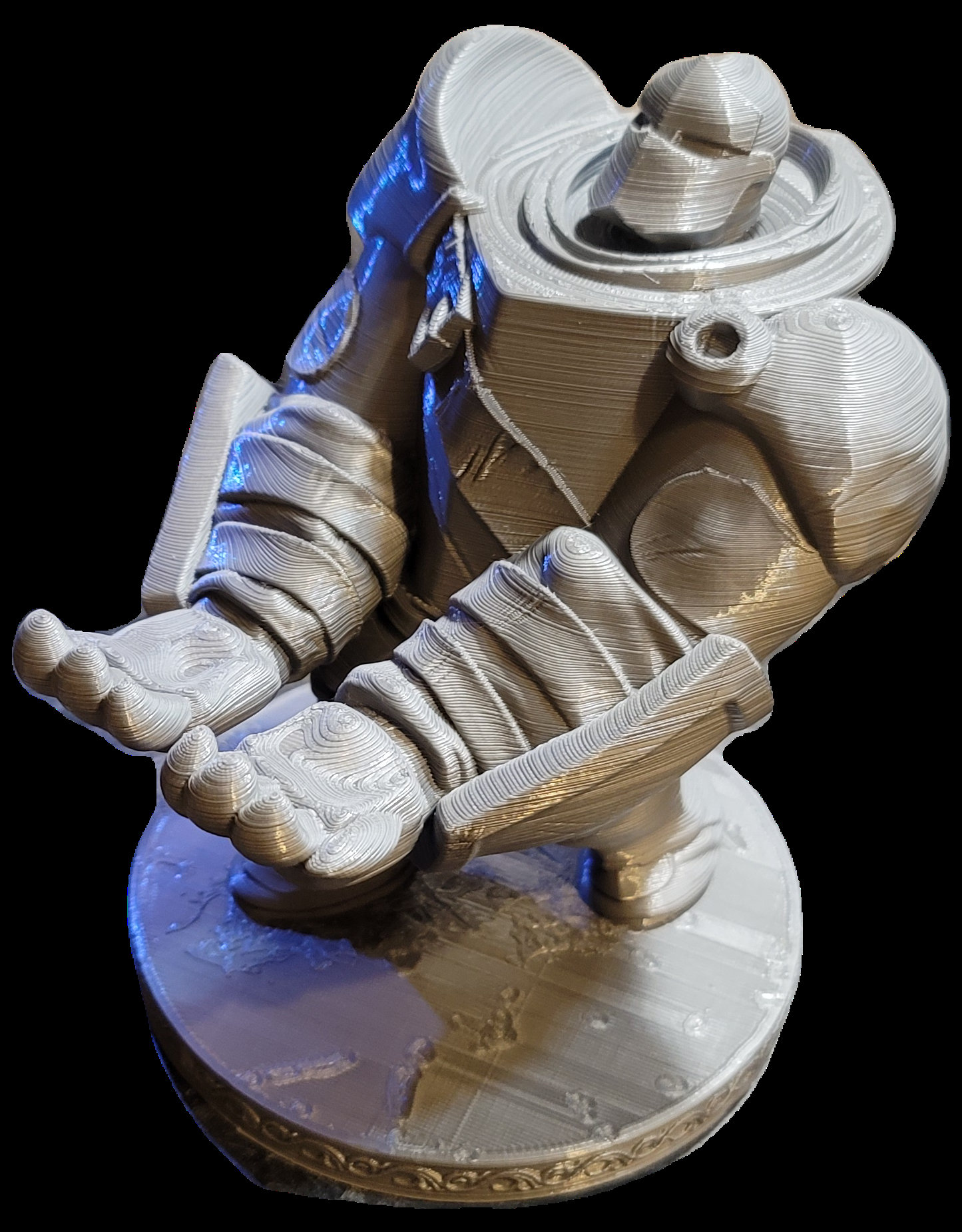 Medieval Marvel: 3D Printed Buff Knight Controller Holder - Etsy