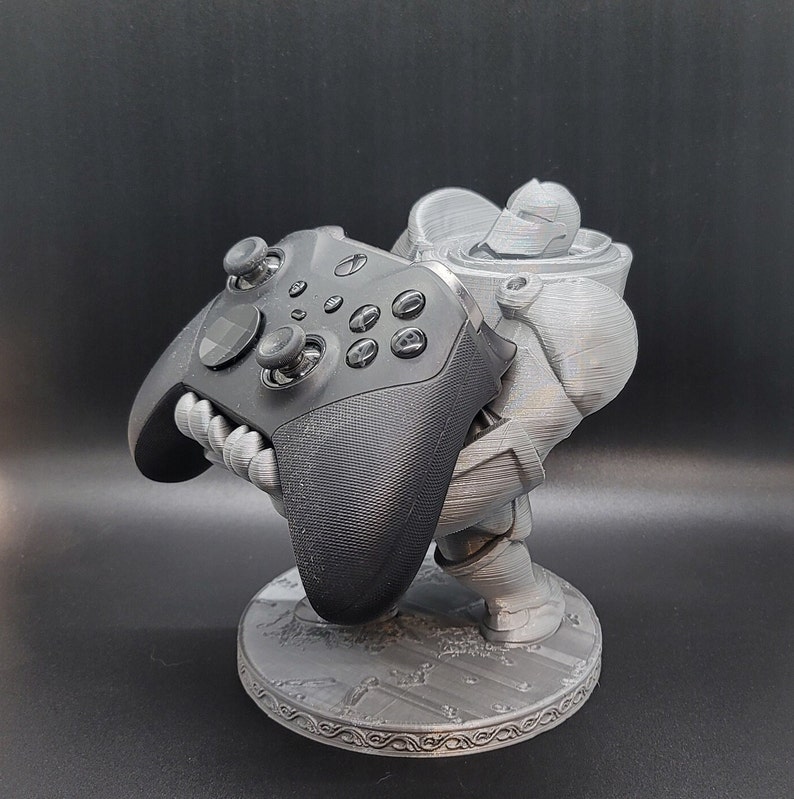 Medieval Marvel: 3D Printed Buff Knight Controller Holder - Etsy