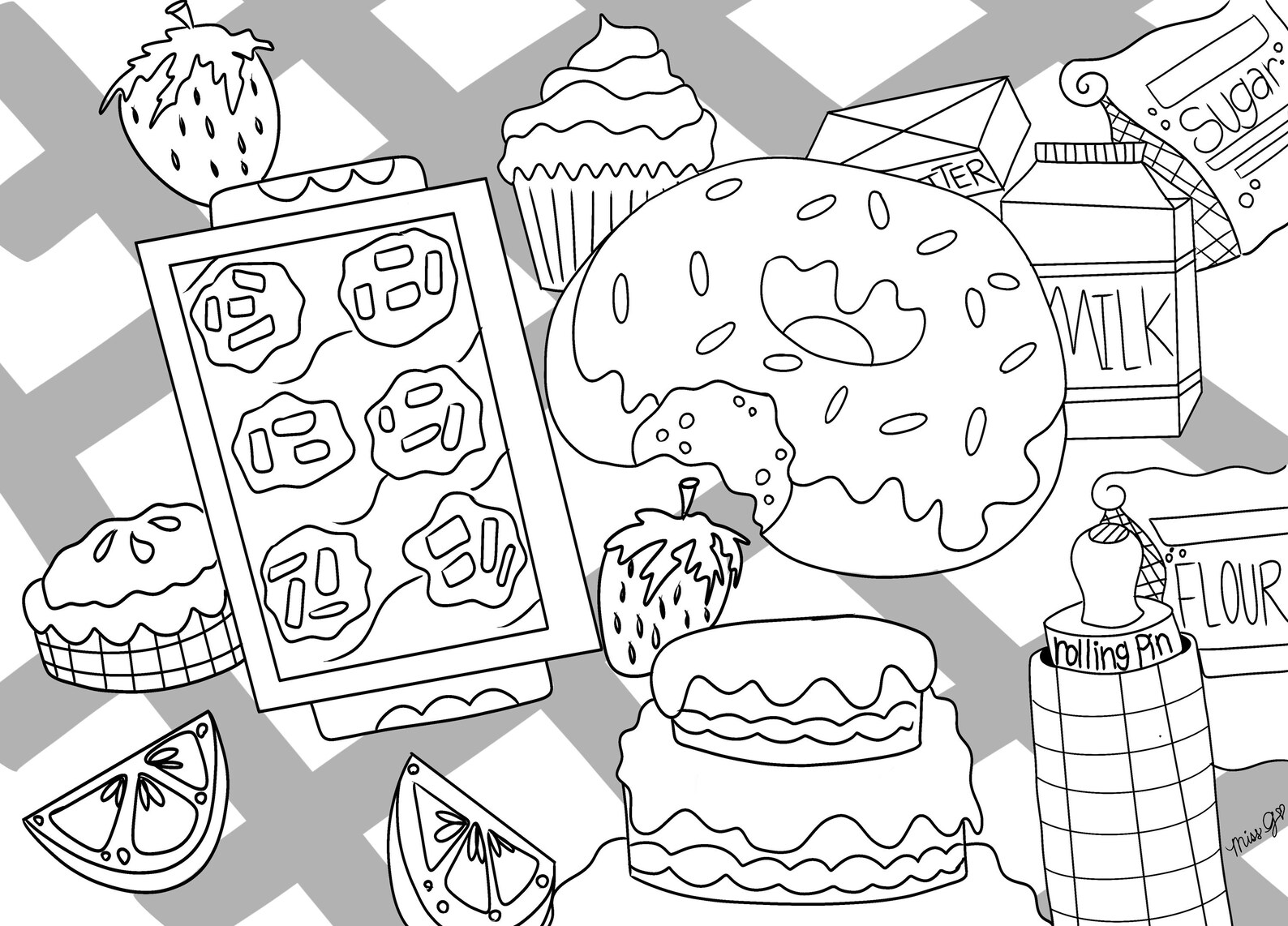 Original Coloring Pages - Etsy