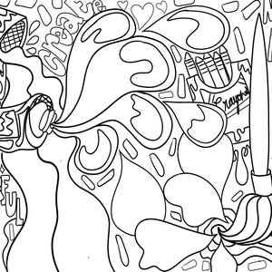 Original Coloring Pages - Etsy