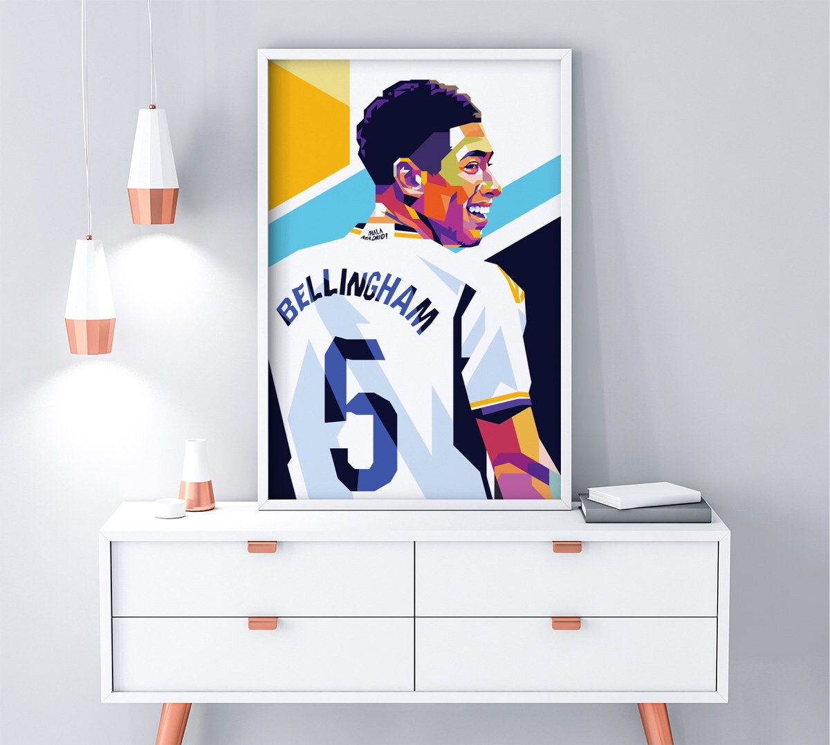 Jude Bellingham Poster Jude Bellingham Wpap Art Jude Bellingham Print ...