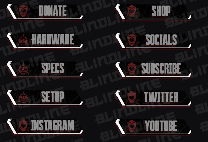 Apex Legends Twitch Panels X18 Streamer Panels Stream Twitch - Etsy
