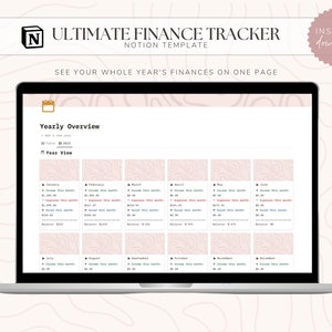 Notion Ultimate Finance Tracker Template | Finance Dashboard | Expenses Tracker | Notion Finance ...