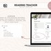 Notion Reading Tracker Template // Notion Book Tracker Notion Bookshelf Digital Reading Tracker ...