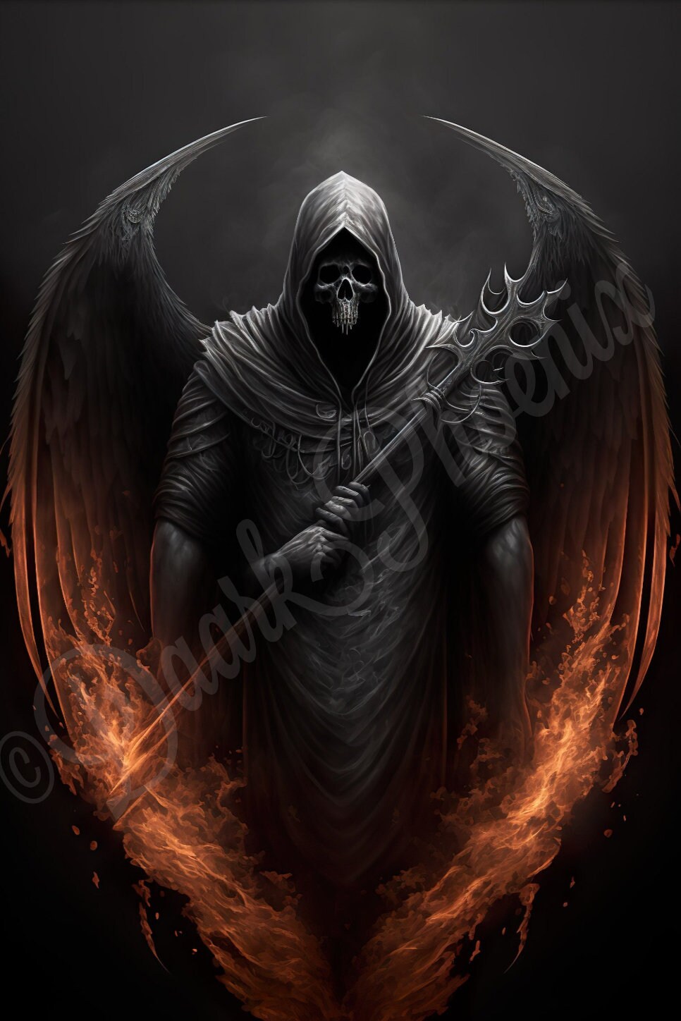 Winged Fire Reaper 2 - Etsy