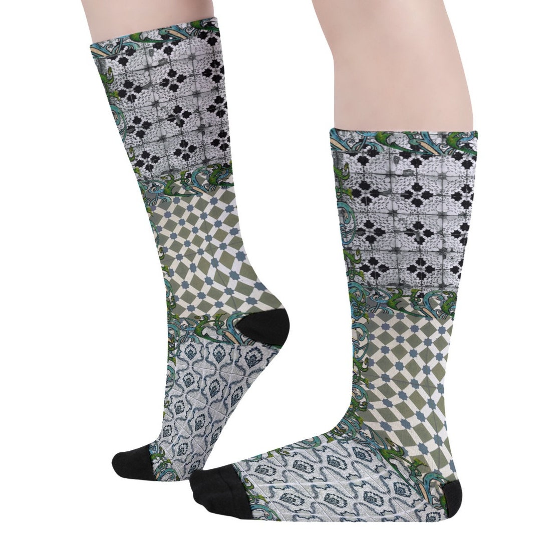 Portugal Greens Socks - Etsy