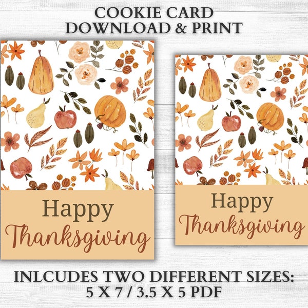 Thanksgiving Cookies - Etsy