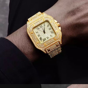 Iced Out Watch - Etsy