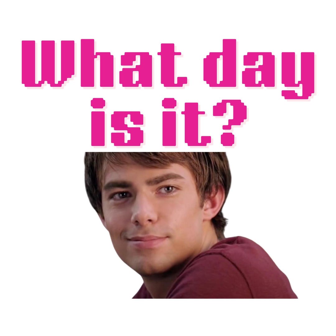 Aaron Samuels What Day is It? Sticker | Mean Girls - Etsy
