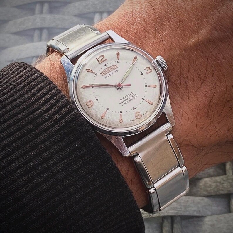 Vintage Watch, TOURIST, Swiss Made 21 Jewel Movement, Early 1960s ...
