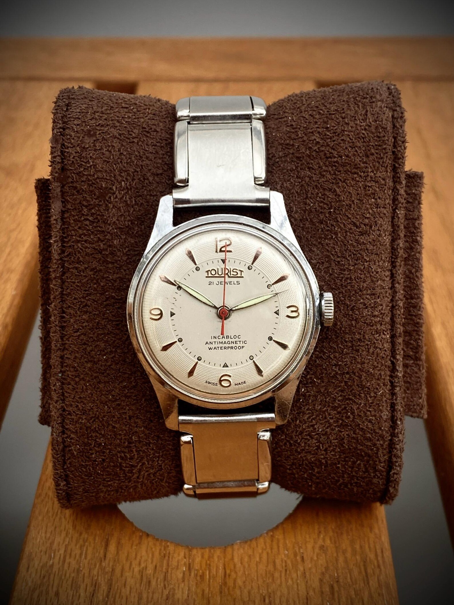 Vintage Watch, TOURIST, Swiss Made 21 Jewel Movement, Early 1960s ...