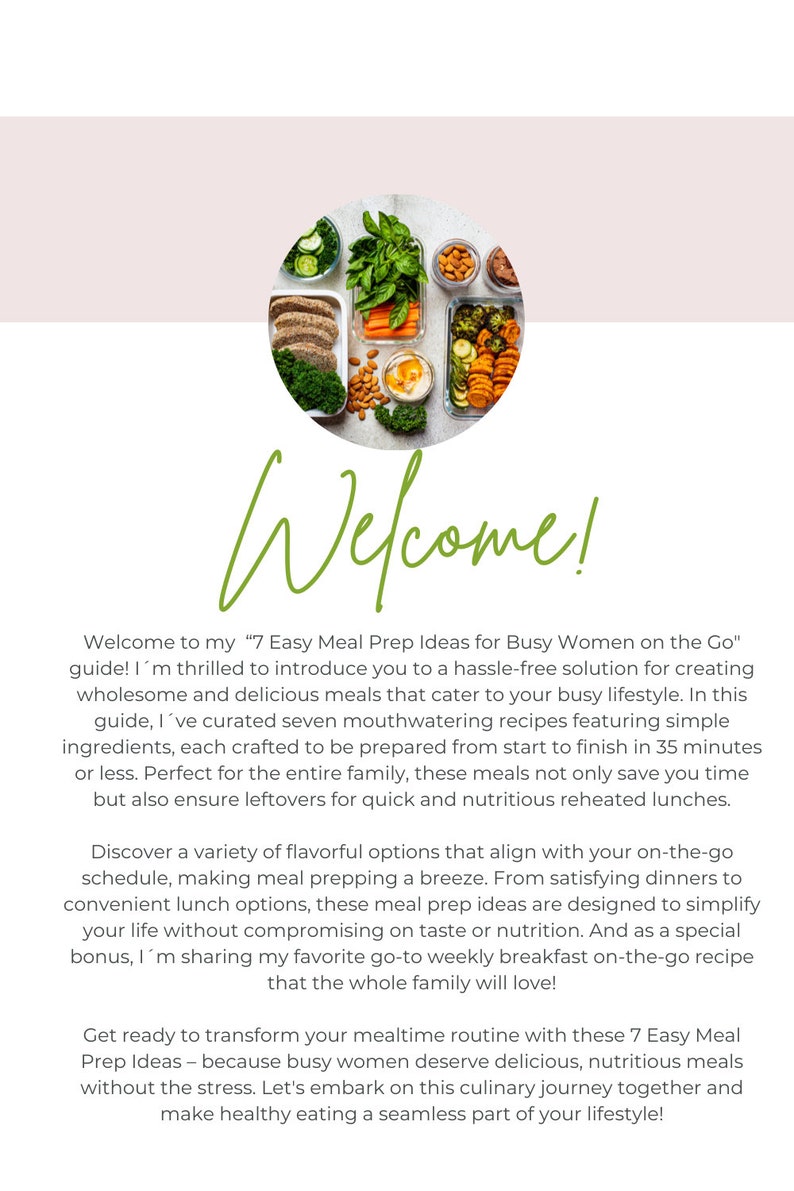 7 Easy Meal Prep Ideas for Busy Women on the Go - Quick, Wholesome ...