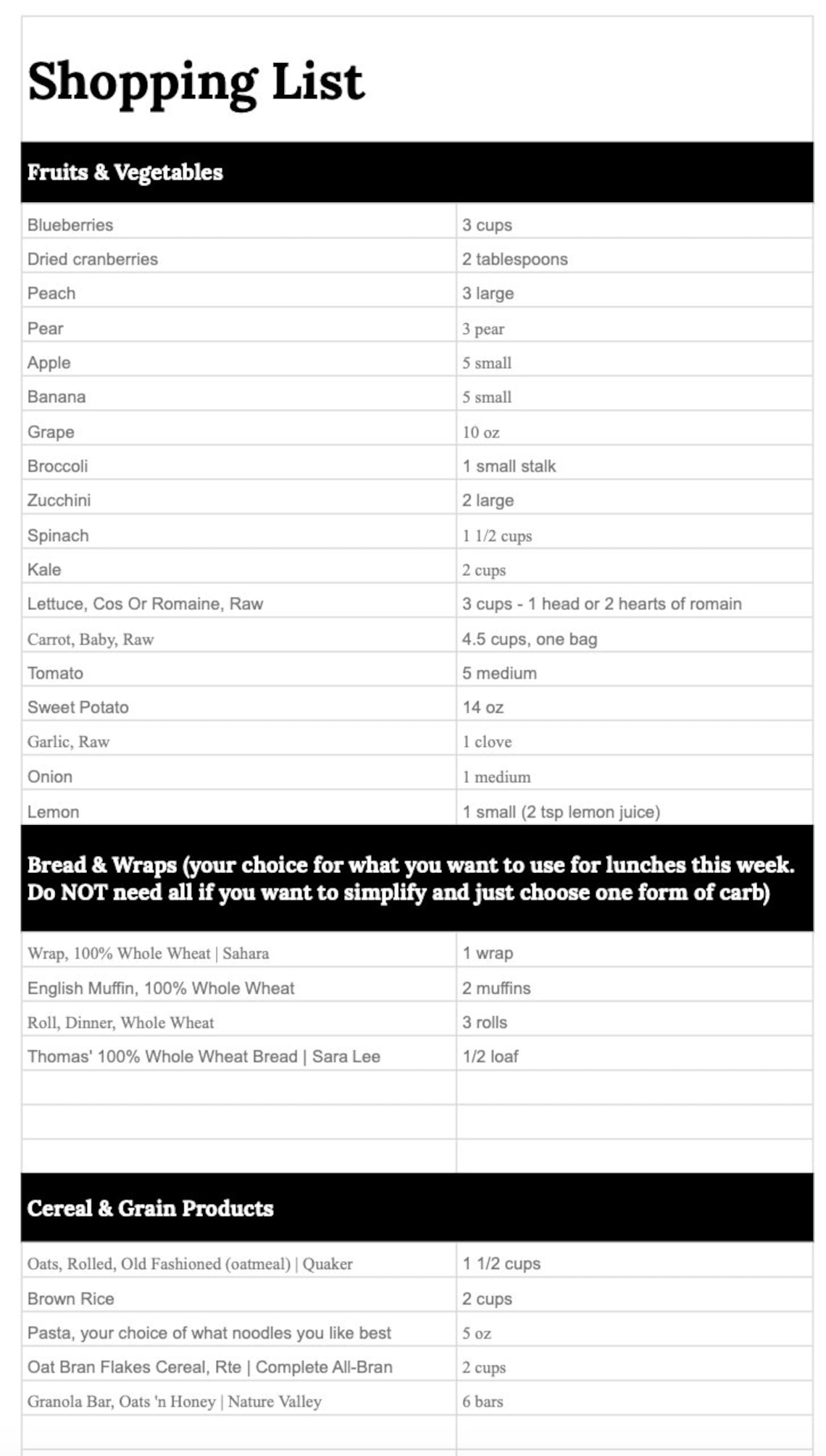 7-day Clean Eating Diet Plan 1500 Calorie Meal Plan, Recipes, Grocery ...