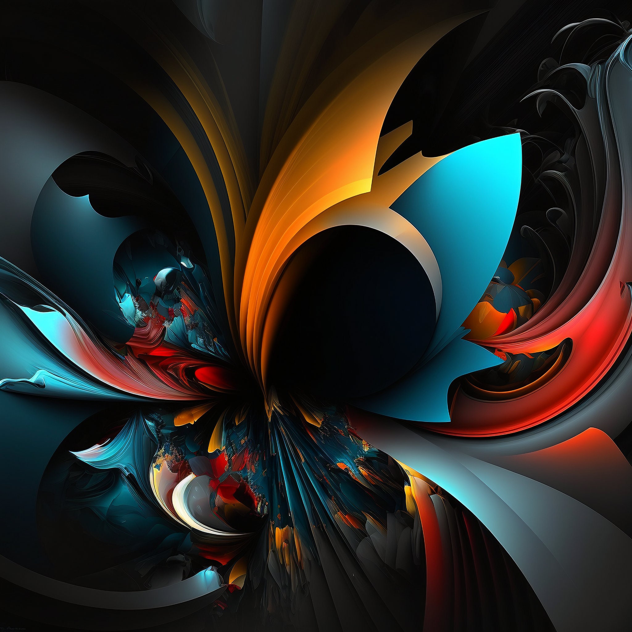Abstract Downloadable Digital Art - Etsy