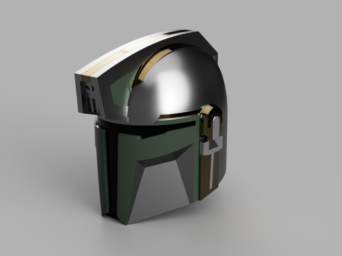 The Juggernaut: 3D Printable Helmet Inspired by the Mandalorian - Etsy