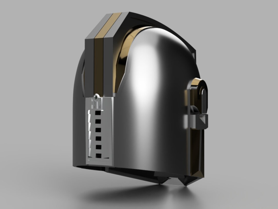 The Juggernaut: 3D Printable Helmet Inspired by the Mandalorian - Etsy