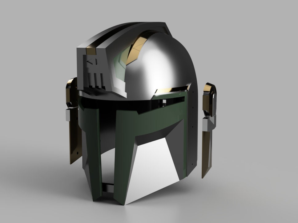 The Juggernaut: 3D Printable Helmet Inspired by the Mandalorian - Etsy