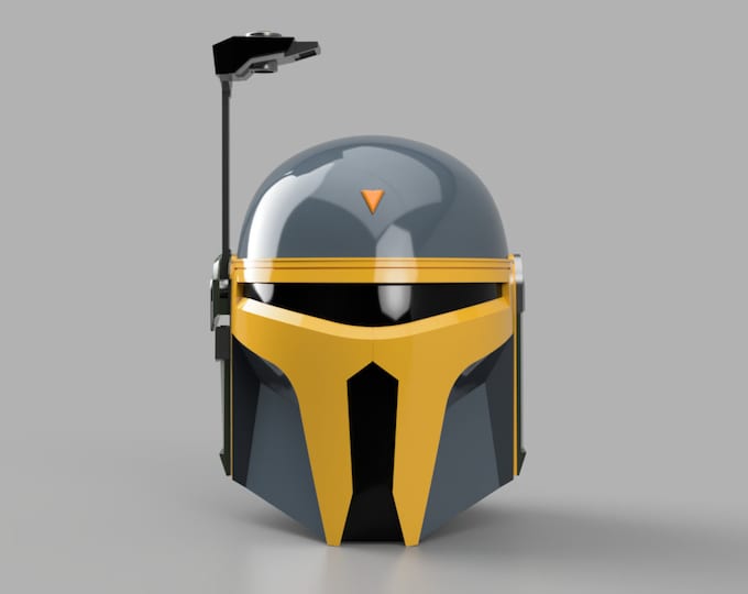 The Warden: 3D Printable Helmet Inspired by the Mandalorian - Etsy