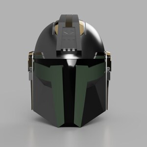 The Juggernaut: 3D Printable Helmet Inspired by the Mandalorian - Etsy