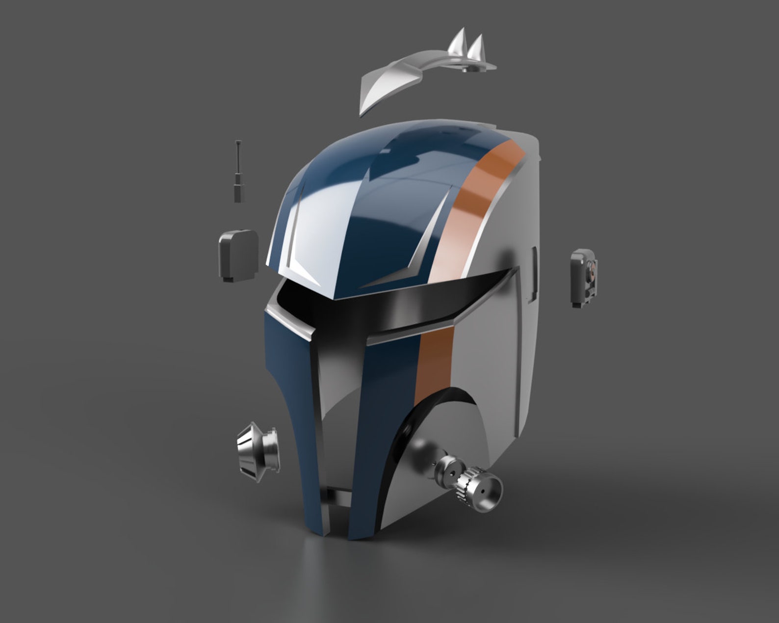 The Questioner: 3D Printable Helmet Inspired by Rohlan Dyre From the ...