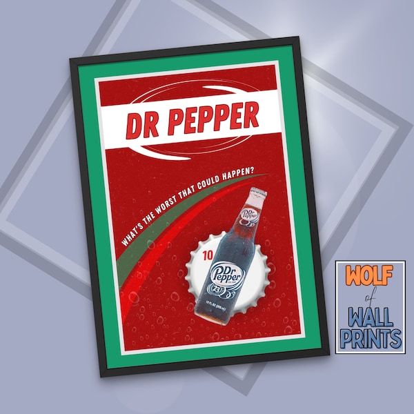 Dr Pepper - Etsy