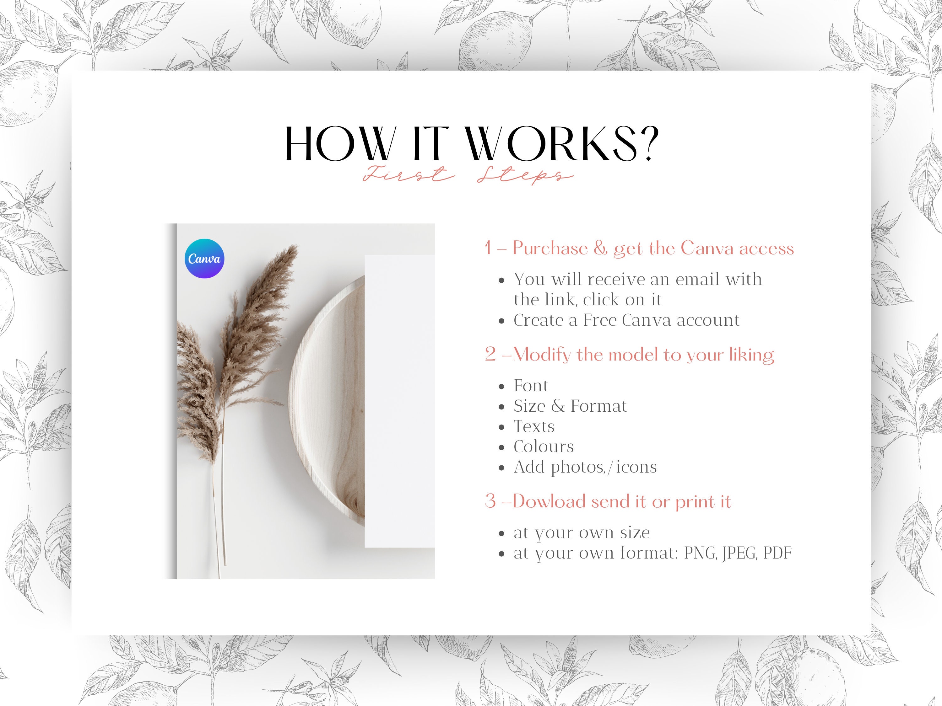 Country Nature Restaurant Menu Template 100% Editable Online Canva ...