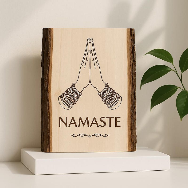 Namaste Sign - Etsy
