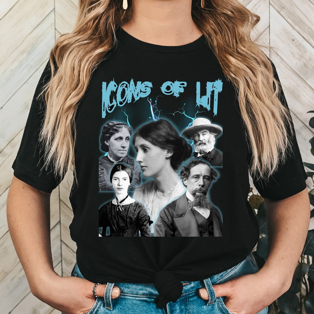 Literary Shirt, Author Icons of Lit Unisex Softstyle T-shirt, Gifts for ...
