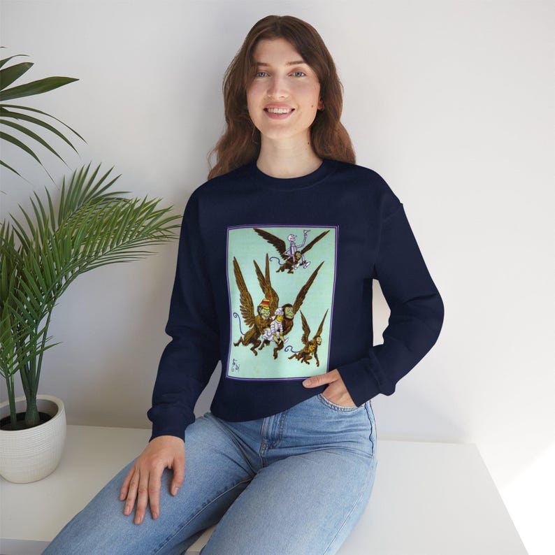 Wizard of Oz Flying Monkeys Sweatshirt - Dorothy, Tin Man & Toto in ...