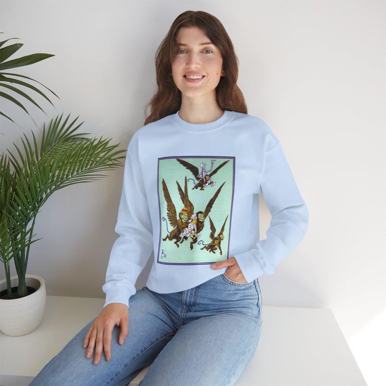Wizard of Oz Flying Monkeys Sweatshirt - Dorothy, Tin Man & Toto in ...