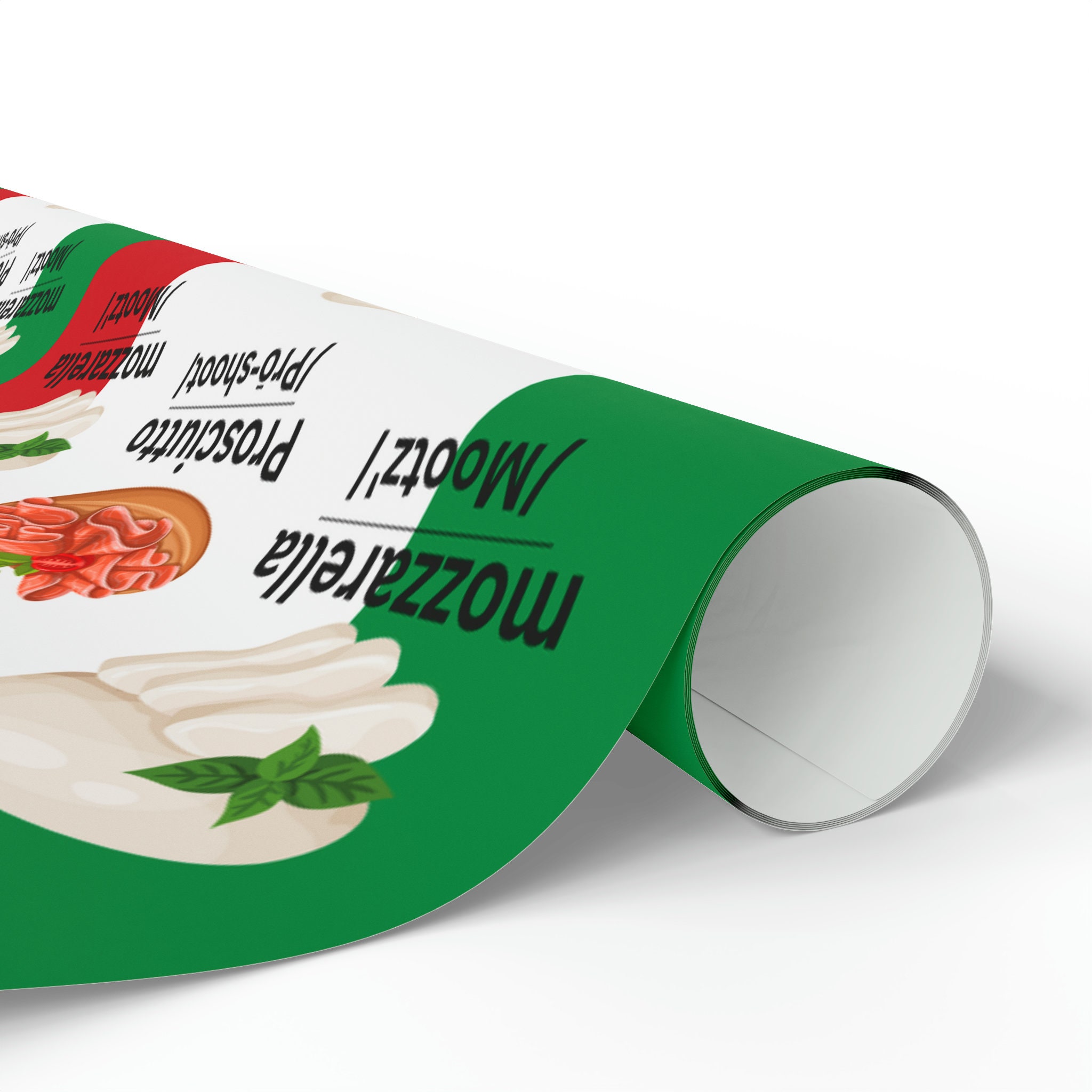 Italian Food Funny Wrapping Paper, Italian-american Slang Pro-shoot and ...