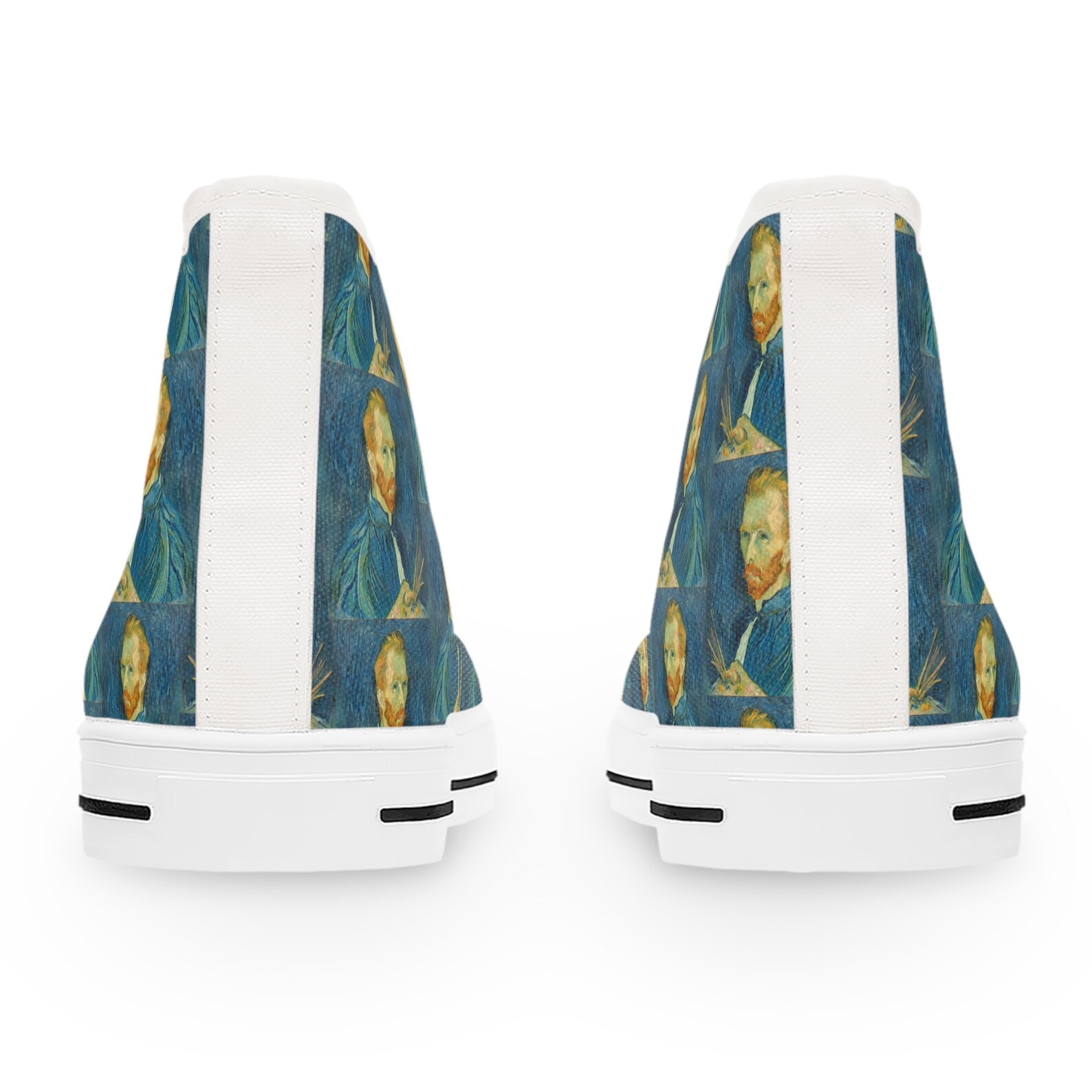 Vincent Van Gogh Women's High Top Sneakers, Art Lover Shoes, Artist ...