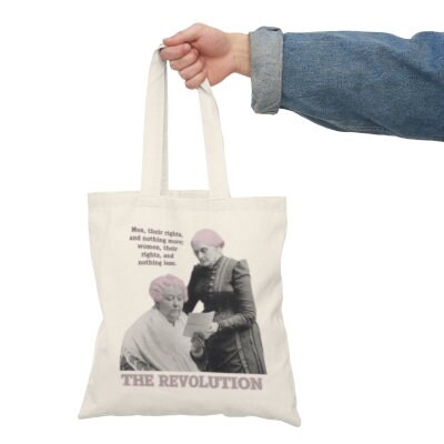 The Revolution, Susan B. Anthony, Natural Tote Bag, Equal Right, Women ...