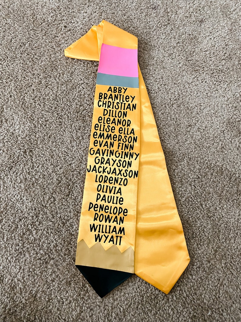 Teacher Graduation Stole - Etsy
