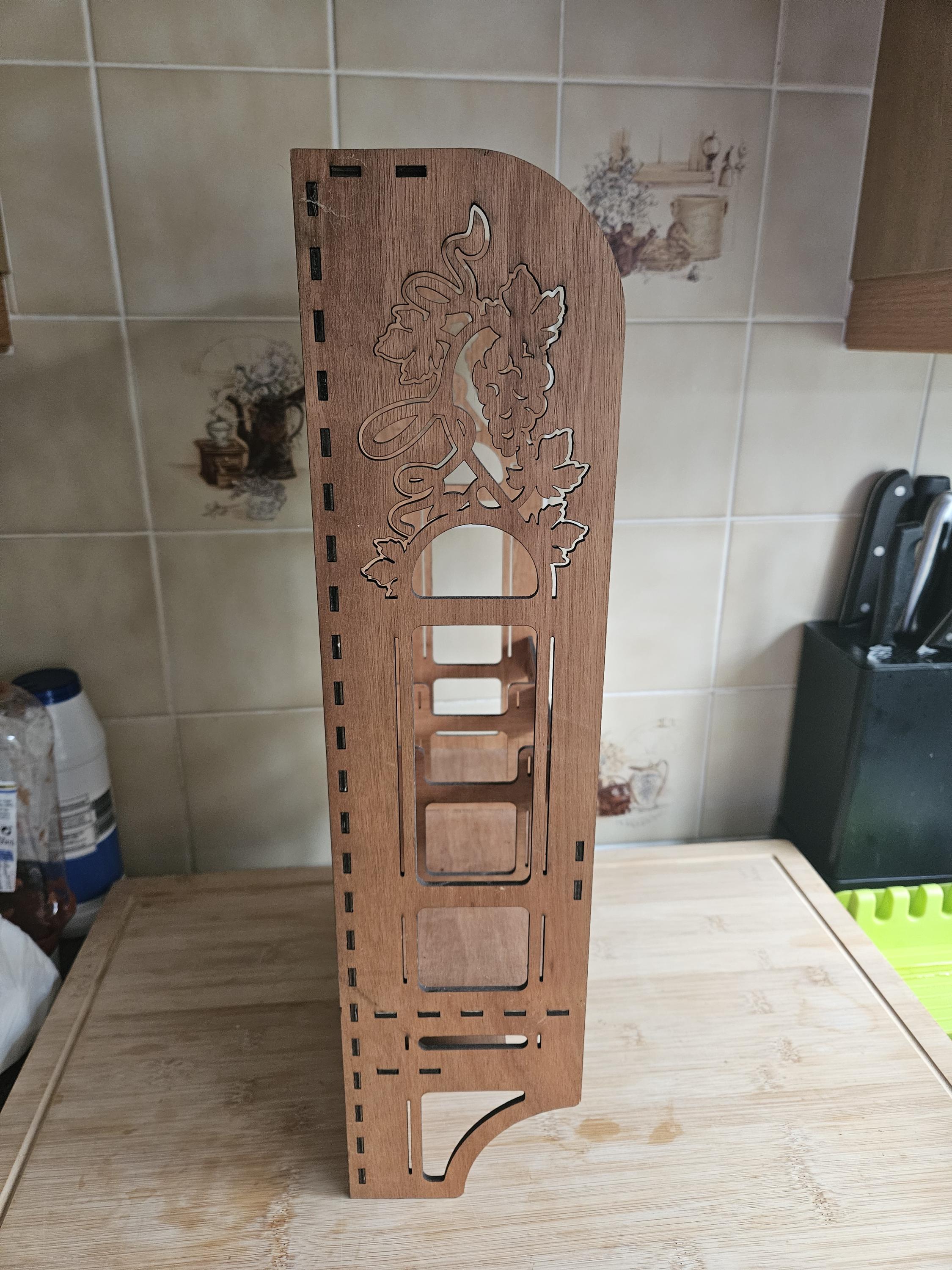 Laser Cut Wine Rack Wall Glass Storage - Etsy