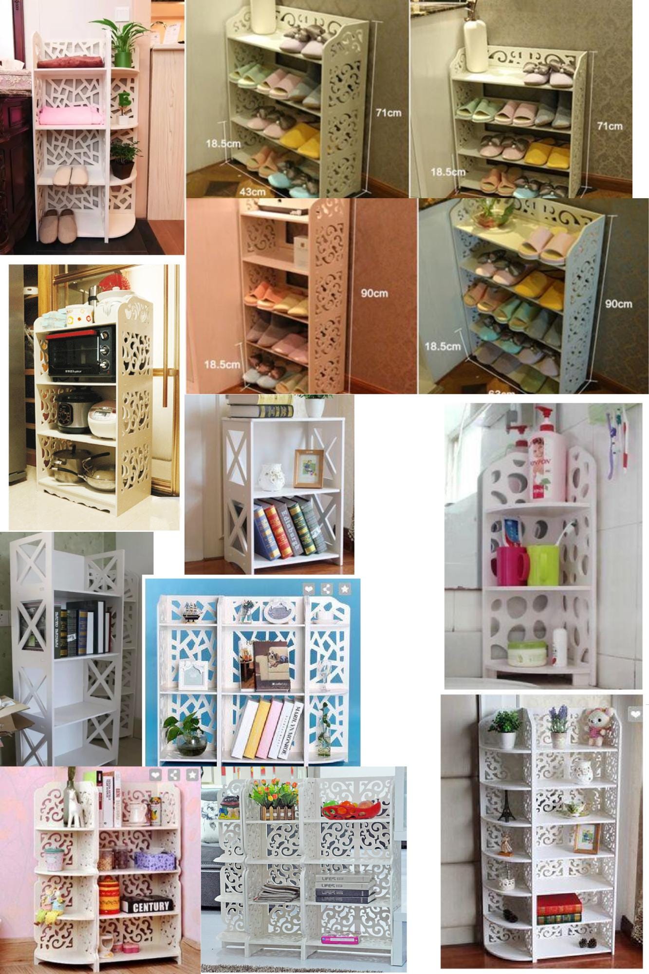 66 Wooden Shelf Rack Storage Svg Files for Laser Cut, Wood Shelf ...