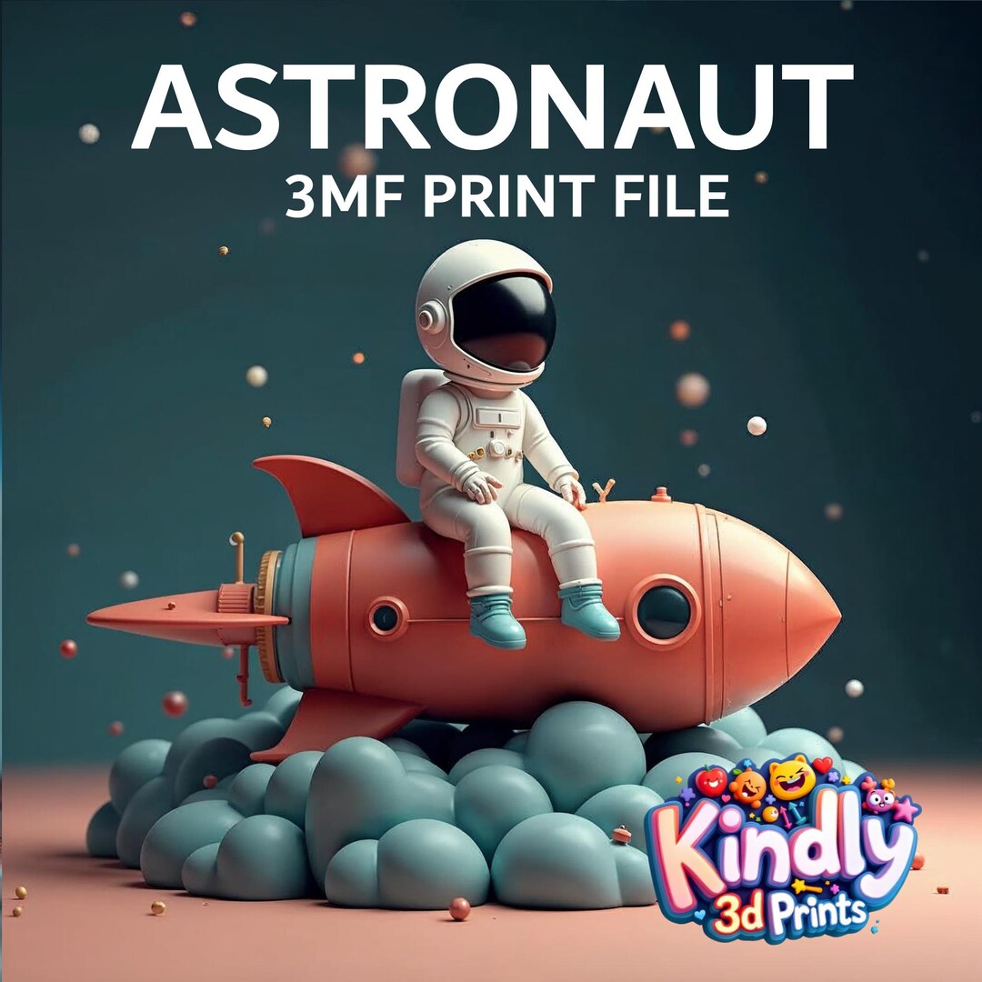 3D Printable Rocket 3MF File – Instant Download | DIY 3D Printing Model ...