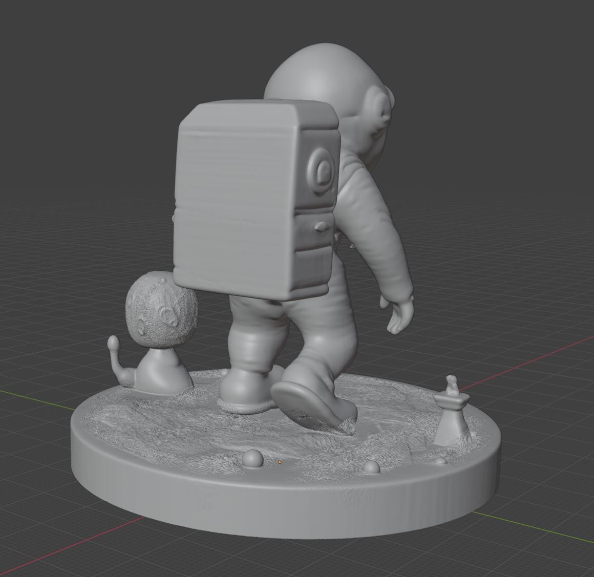 3D Printable Astronaut 3MF File – Instant Download | DIY 3D Printing ...