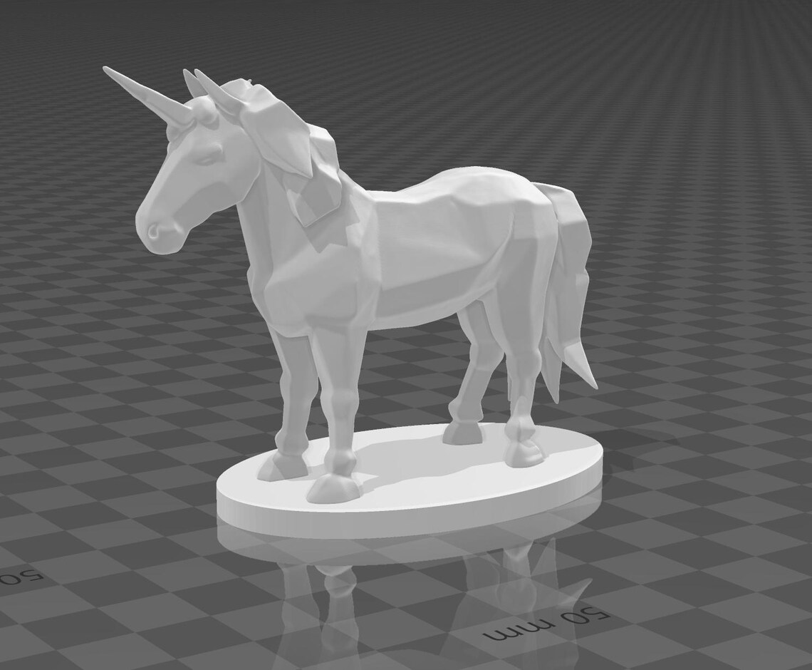 3D Printable Unicorn Model | STL & 3MF Files for Instant Download - 14 ...