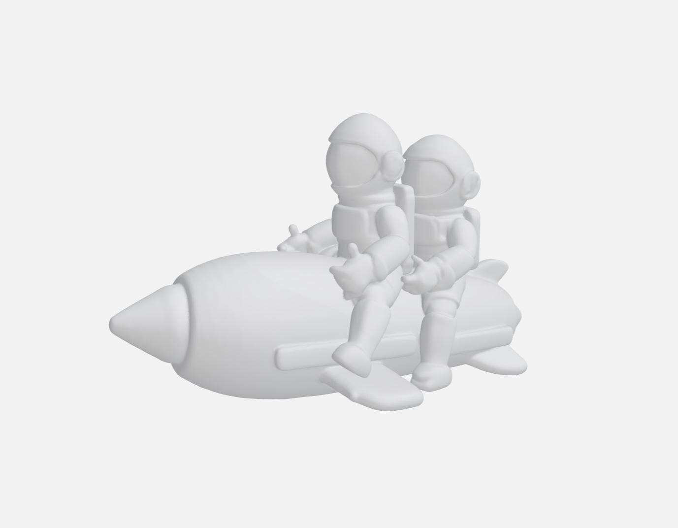 3D Printable Rocket STL File – Instant Download | DIY 3D Printing Model ...
