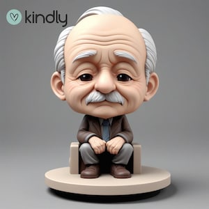 Old Man Chibi 3D Print File | STL Digital Download - CHIBOLD01 - Etsy