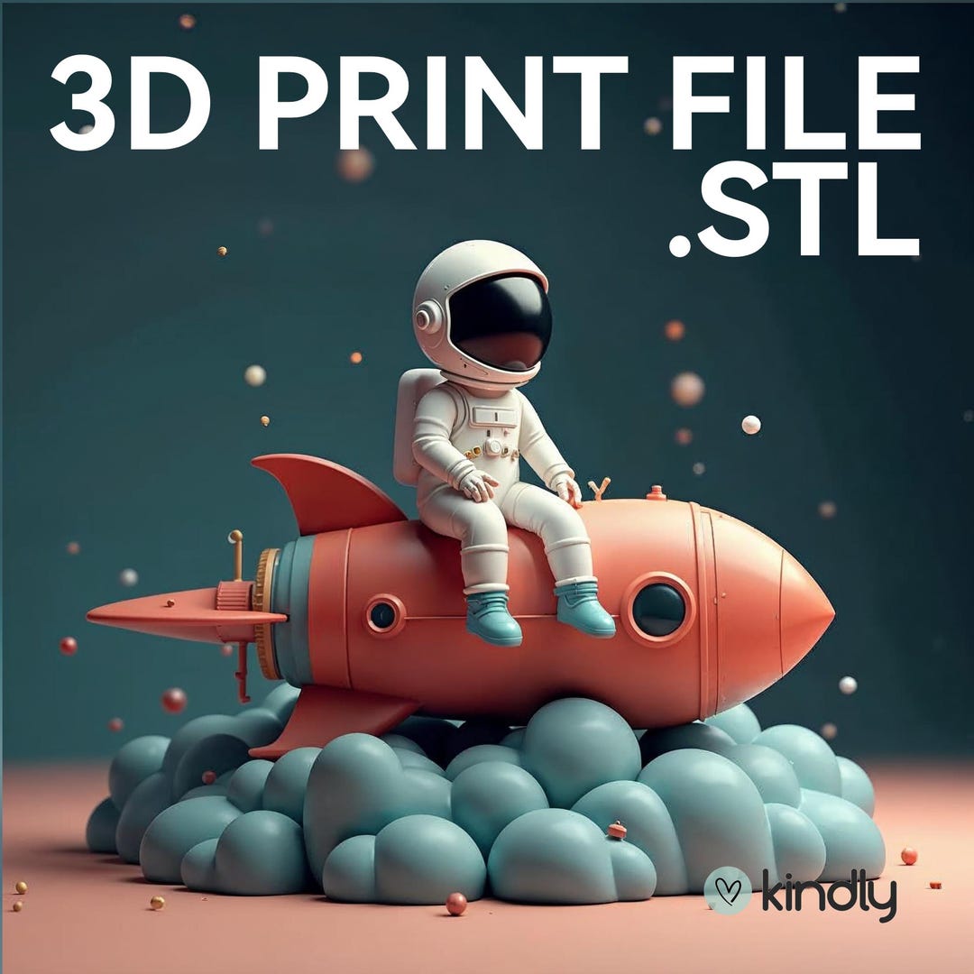 3D Printable Rocket STL File – Instant Download | DIY 3D Printing Model ...