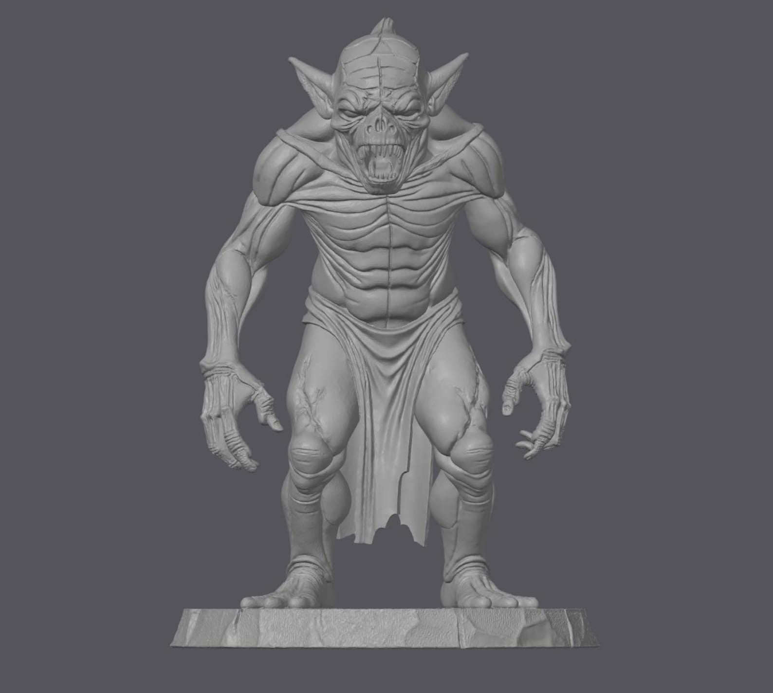 Kindly Monsters - 3D Printable Monster OBJ File – Instant Download ...