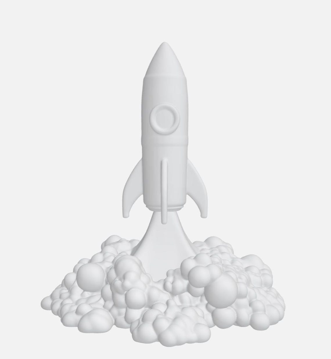 3D Printable Rocket STL File – Instant Download | DIY 3D Printing Model ...