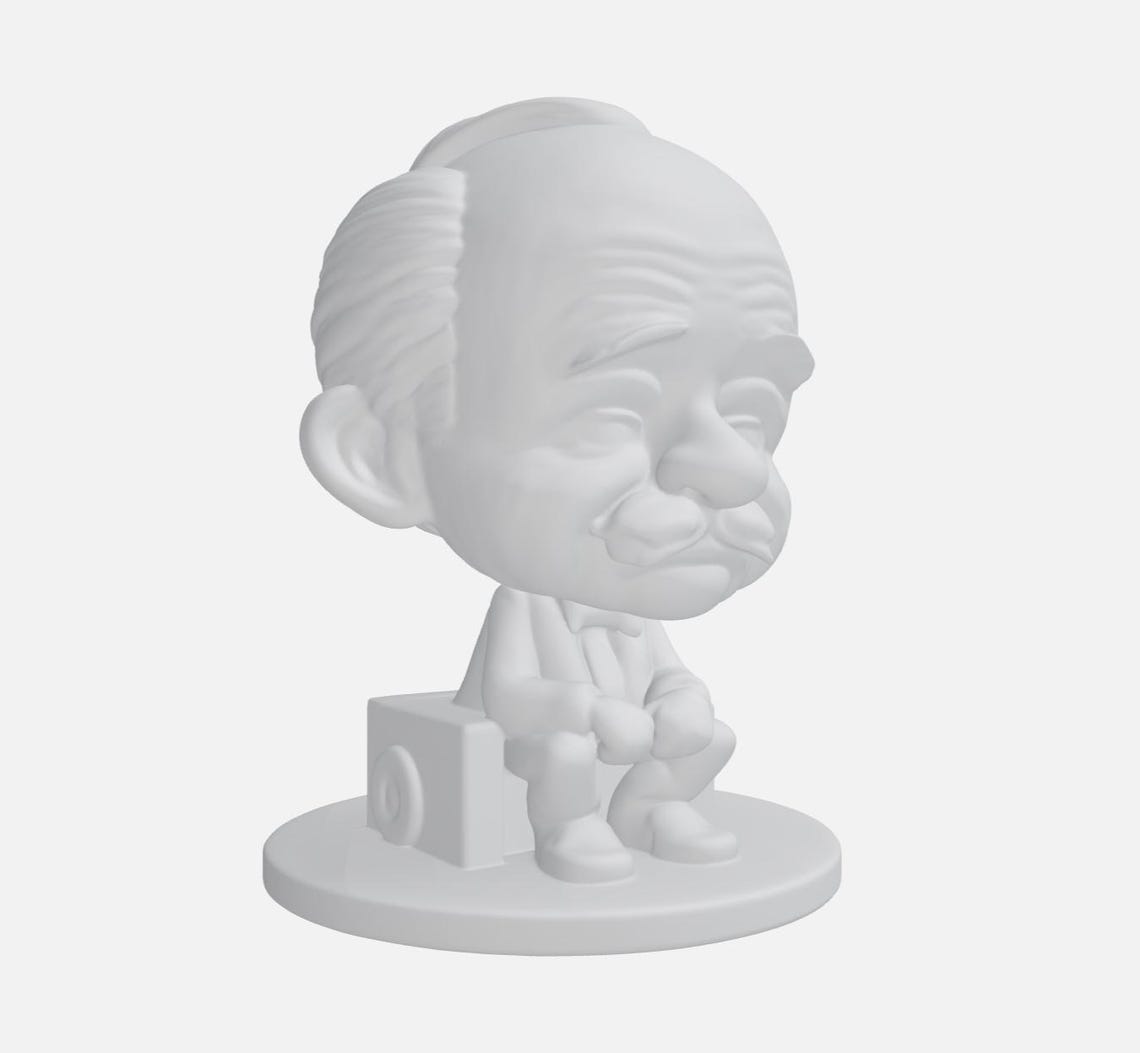 Old Man Chibi 3D Print File | STL Digital Download - CHIBOLD01 - Etsy