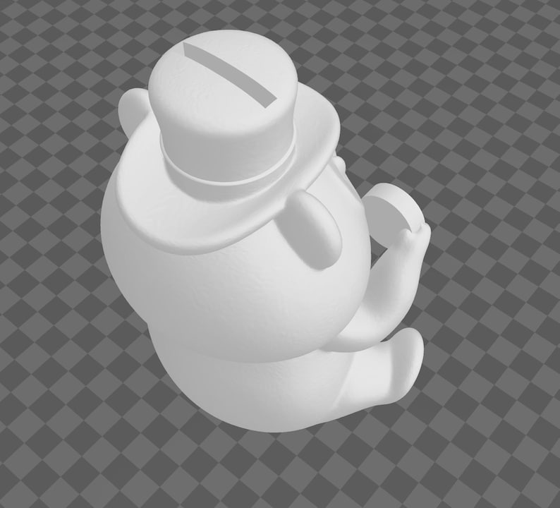 Fat Panda Money Box 3D Print File STL & 3MF Instant Download Break to ...