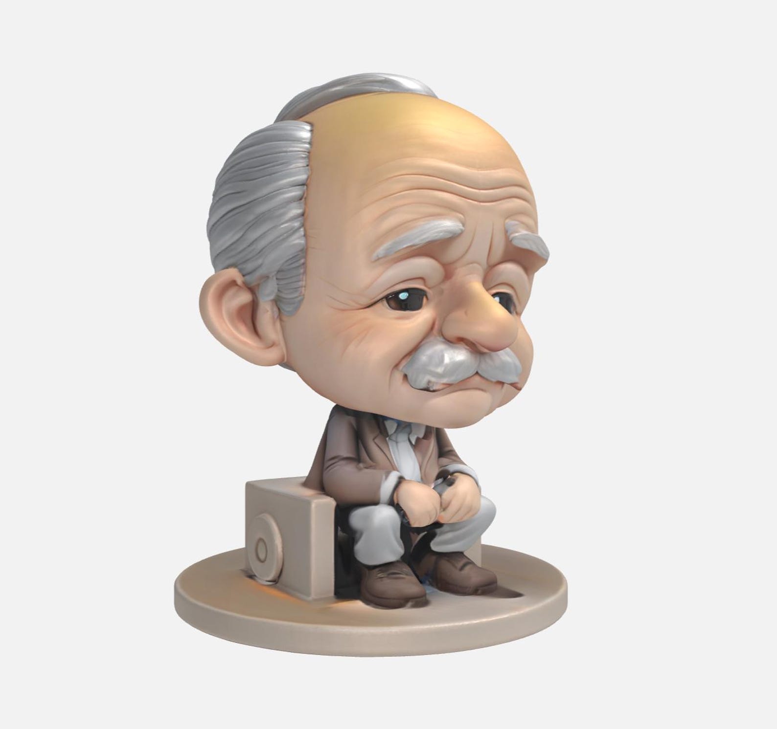 Old Man Chibi 3D Print File | STL Digital Download - CHIBOLD01 - Etsy