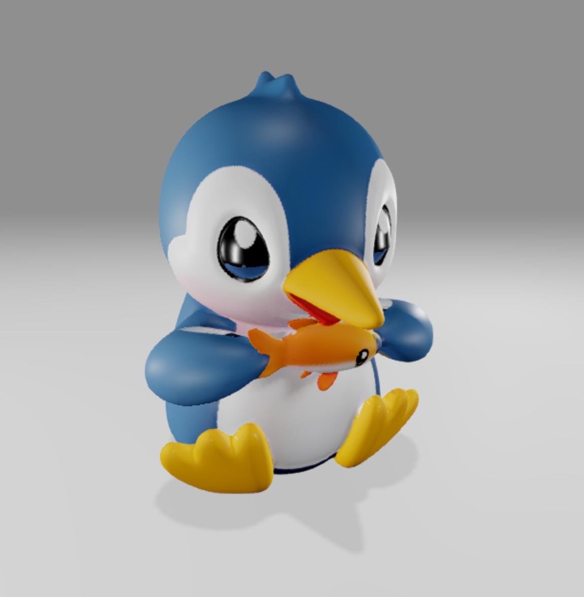 Kindly 3D Prints - Cute Penguin 3D Print File | Instant Download | STL ...